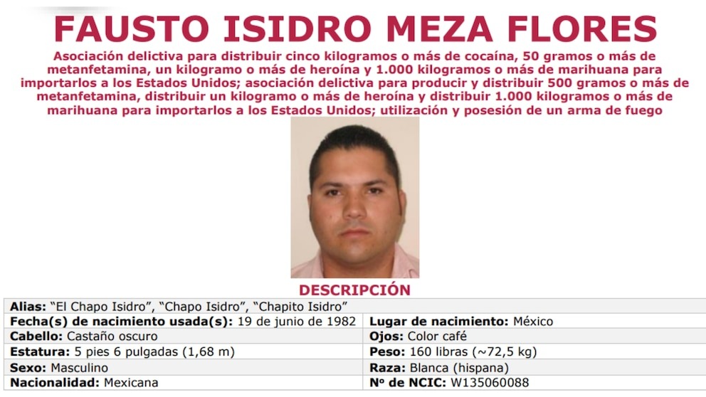 ‘El Chapo Isidro’, el único mexicano entre los 10 criminales más ...